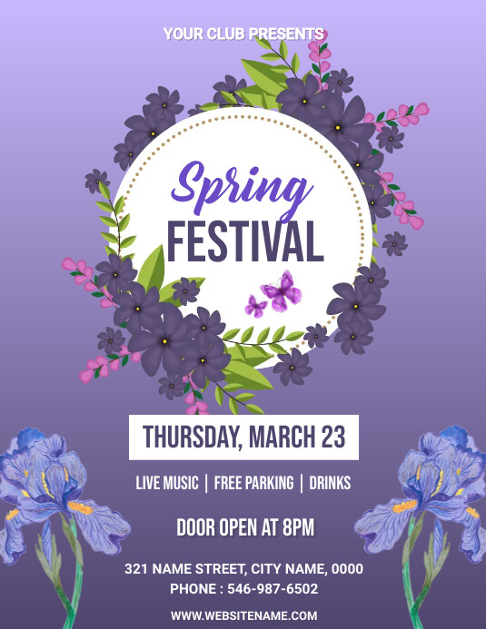 Spring Festival Template | PosterMyWall