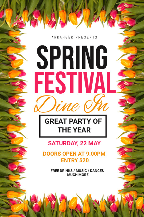 spring festival Template | PosterMyWall