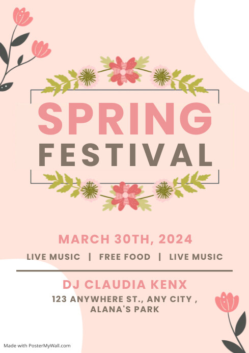 Copy of Spring Festival | PosterMyWall