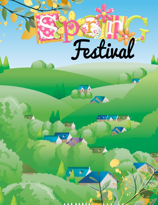 Spring Festival Template | PosterMyWall