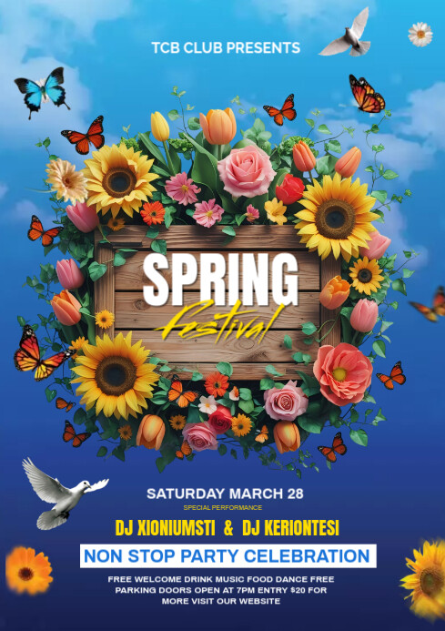 Copy of Spring Festival | PosterMyWall