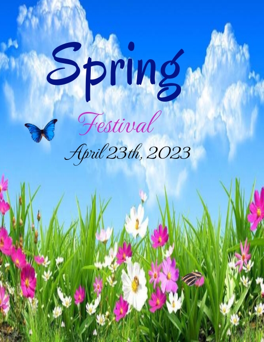 Spring festival Template | PosterMyWall