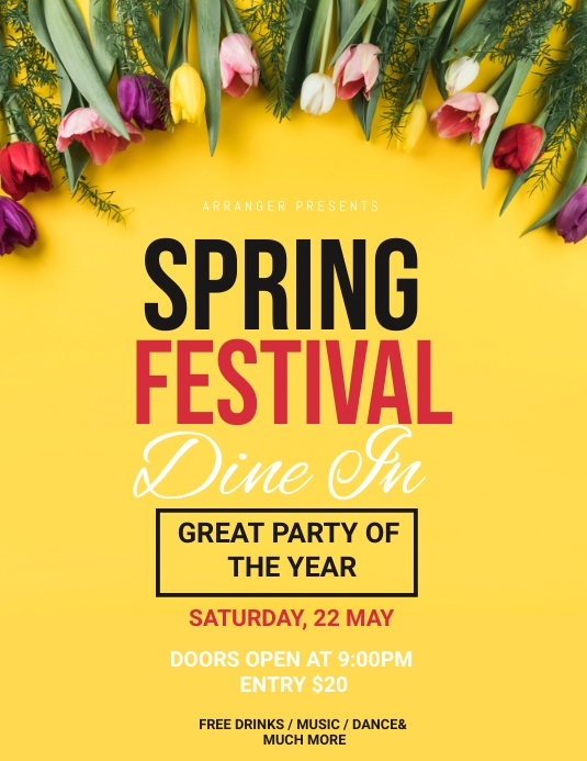 spring festival Template | PosterMyWall
