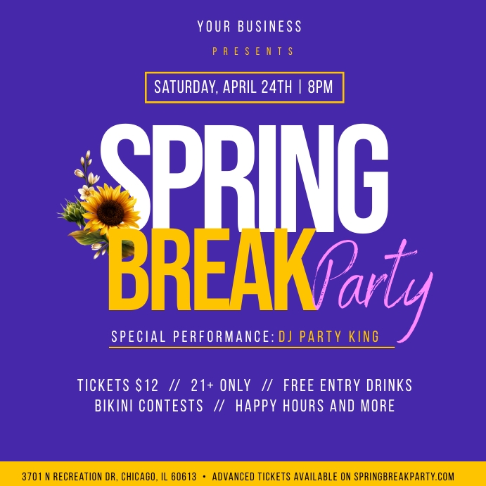 spring festival flyer Template | PosterMyWall