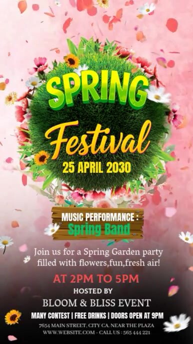 Copy of Spring Festival Msuic Performance | PosterMyWall
