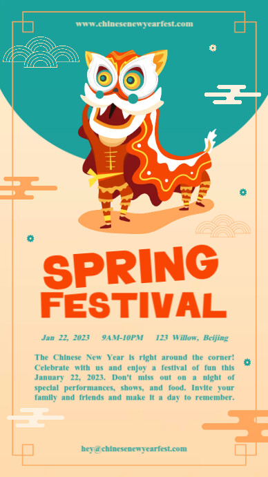 Copy of Spring Festival New Year 2023 | PosterMyWall