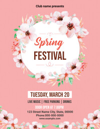 Spring Festival Flyer Template | PosterMyWall
