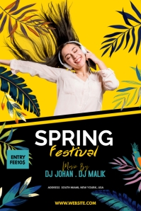 Spring Party Poster Template | PosterMyWall