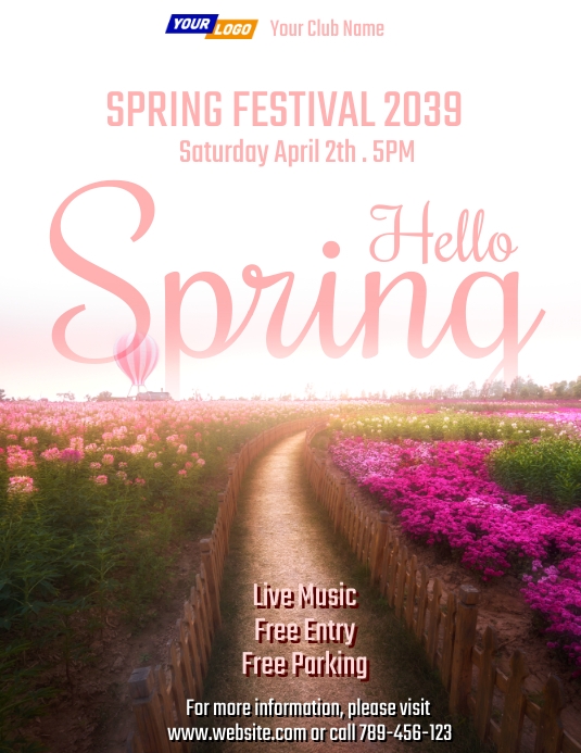 Spring Festival Poster Design Template | PosterMyWall