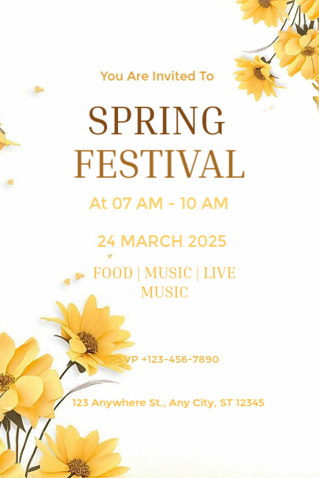 Spring Festival Poster Template | PosterMyWall