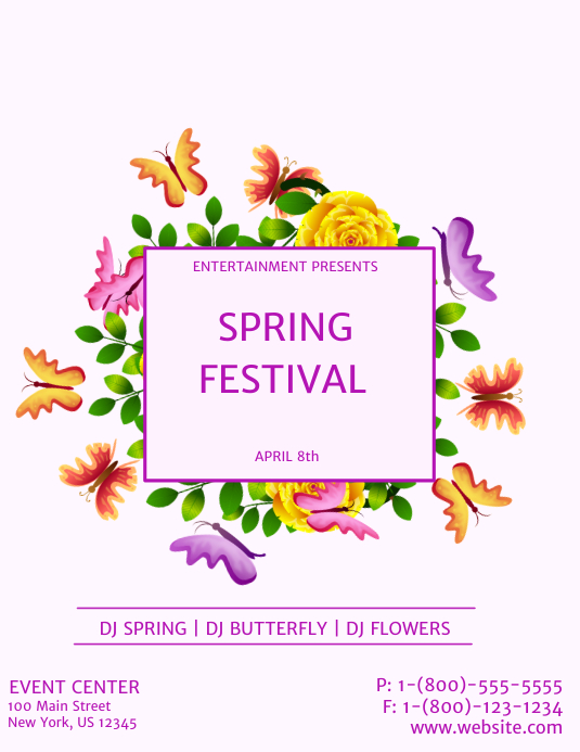 Spring Festival Template | PosterMyWall