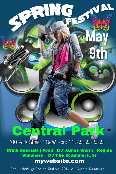 Spring Festival Template | PosterMyWall