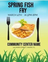 Spring Potluck Dinner Template | PosterMyWall