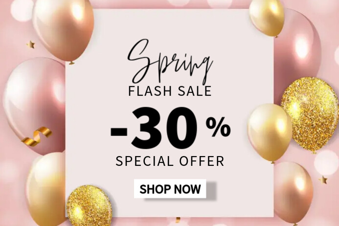 Copy of Spring Flash Sale Poster | PosterMyWall