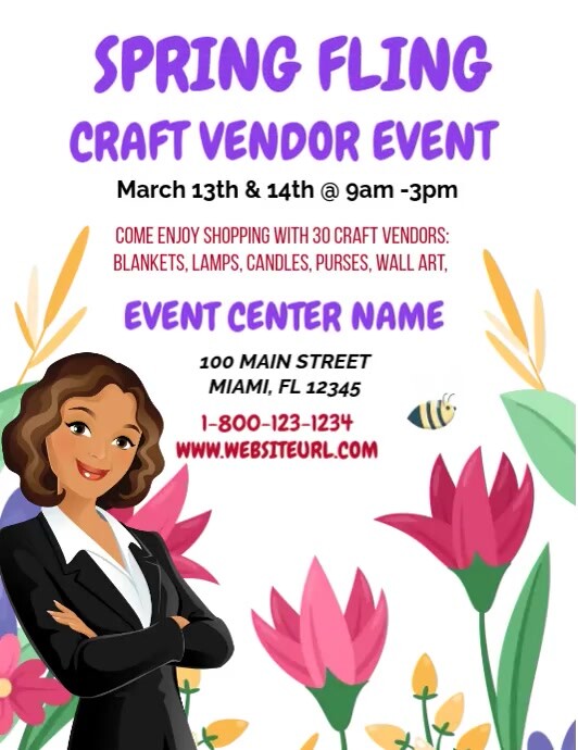 Copy of Spring Fling Craft Vendor Event | PosterMyWall