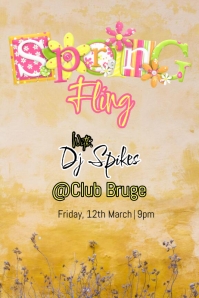 Spring Fling Party Flyer Template | PosterMyWall