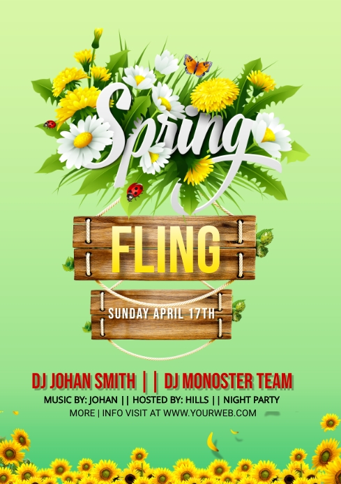 Copy of Spring Fling Poster | PosterMyWall