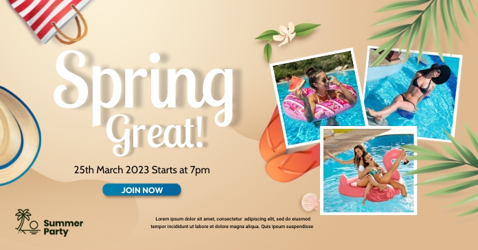 Plantilla de Spring Fling Template | PosterMyWall