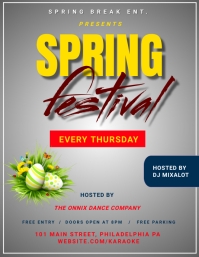 Spring Season Flyer / Poster Template | PosterMyWall