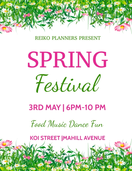 Spring flyer template | PosterMyWall