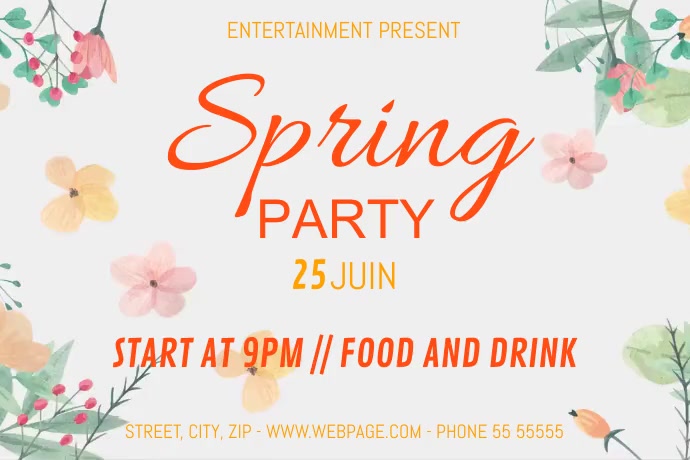 Spring flyer template | PosterMyWall