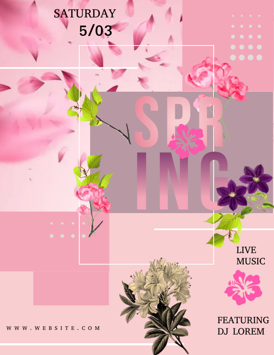 Copy of spring flyer template | PosterMyWall