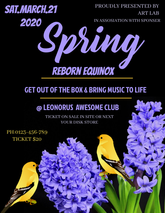 spring flyer template | PosterMyWall