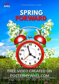 spring forward Template | PosterMyWall