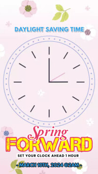 SPRING FORWARD Template | PosterMyWall