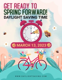 spring forward Template | PosterMyWall