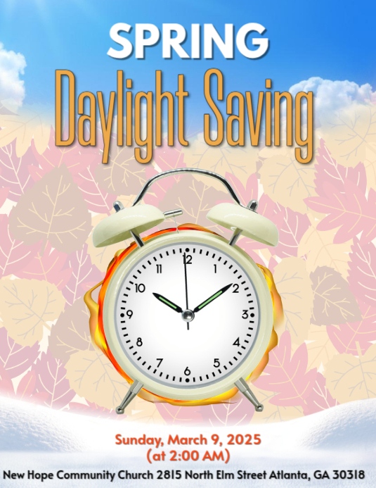 Copy of Spring Forward Flyer | PosterMyWall