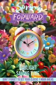 Spring Forward Flyer Template | PosterMyWall