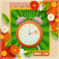 spring, spring forward, march forward Template | PosterMyWall