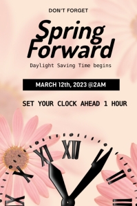 Spring Forward Template | PosterMyWall