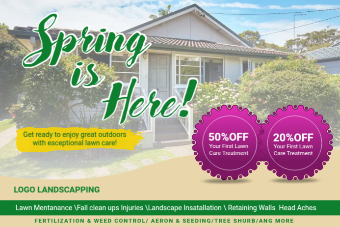 Spring Holidays Flyer Template | PosterMyWall