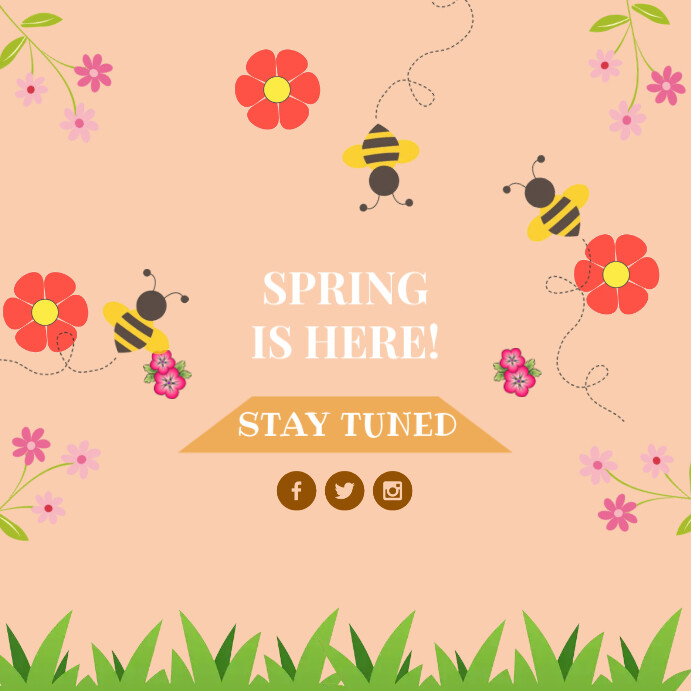 Spring Instagram Template | PosterMyWall