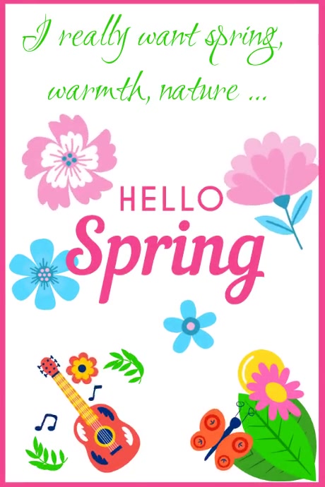Spring Instagram post Template | PosterMyWall