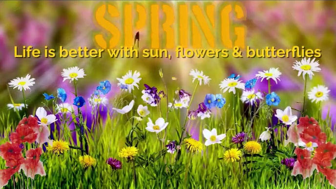 Spring Life Is Better With...YouTubeThumbnail Template | PosterMyWall