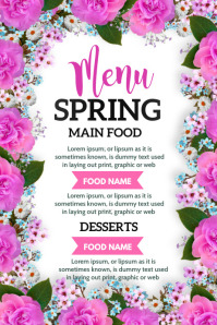 spring special menu Template | PosterMyWall