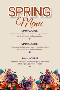 Menu Template | PosterMyWall