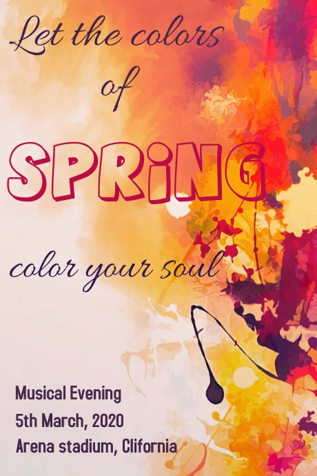 Copy of Spring music | PosterMyWall
