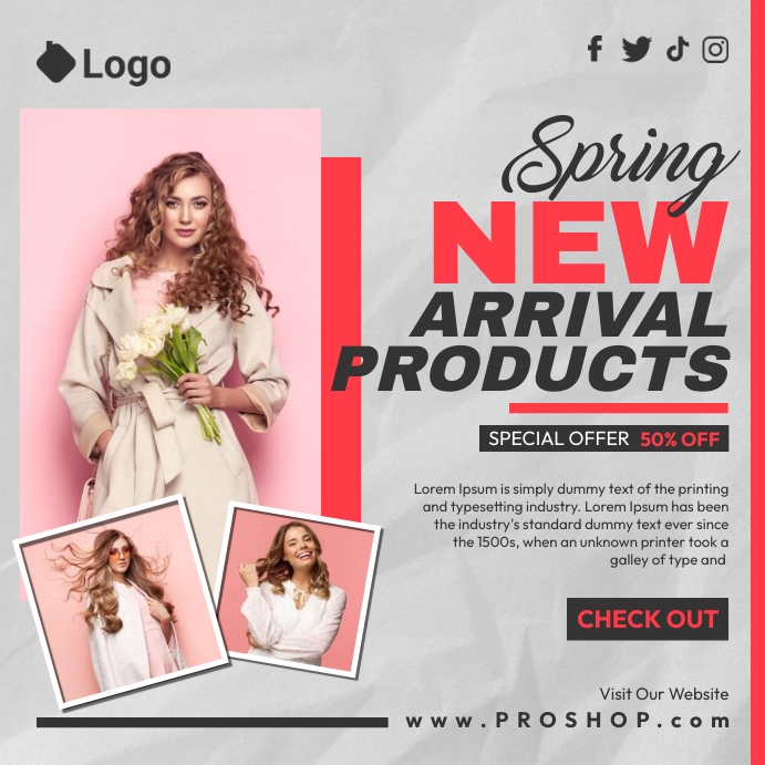 Copia de Spring New Arrival Products | PosterMyWall