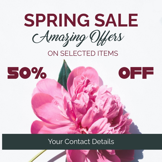 Spring Offers IG Template | PosterMyWall