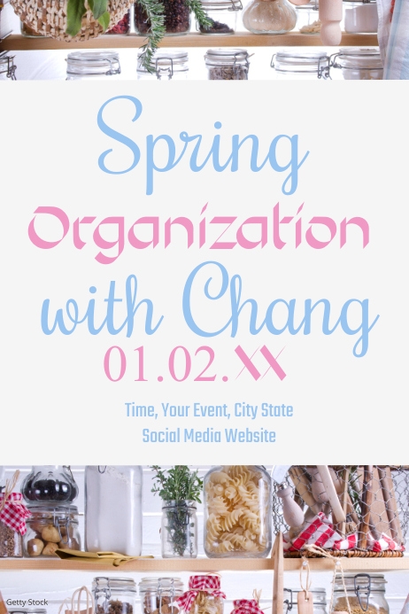Spring Organizing Event Poster Templates | PosterMyWall