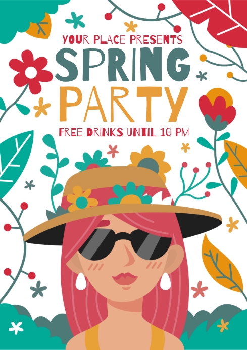 Spring Party 2023 Template | PosterMyWall