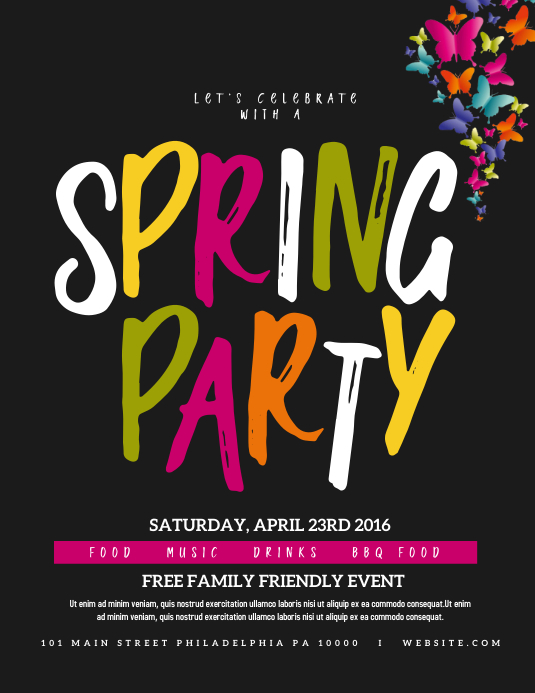 Copy of Spring Party | PosterMyWall