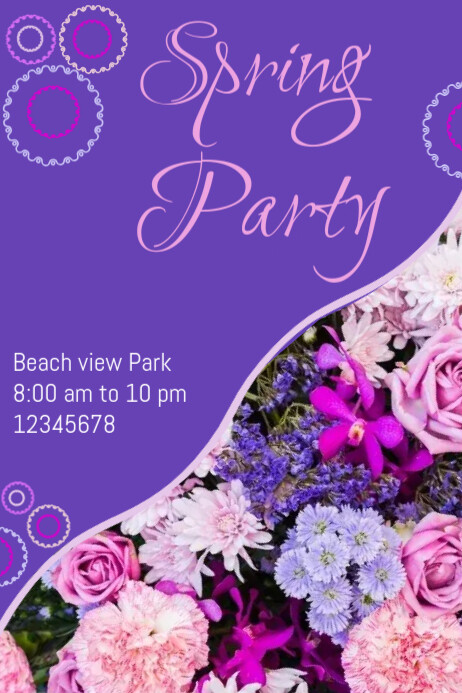 Copy of Spring party | PosterMyWall