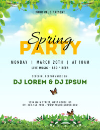 spring party Template | PosterMyWall