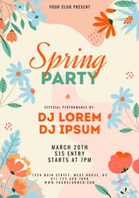 spring party Template | PosterMyWall