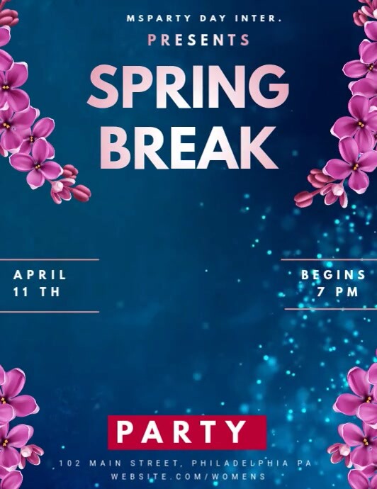 Copie de spring party | PosterMyWall